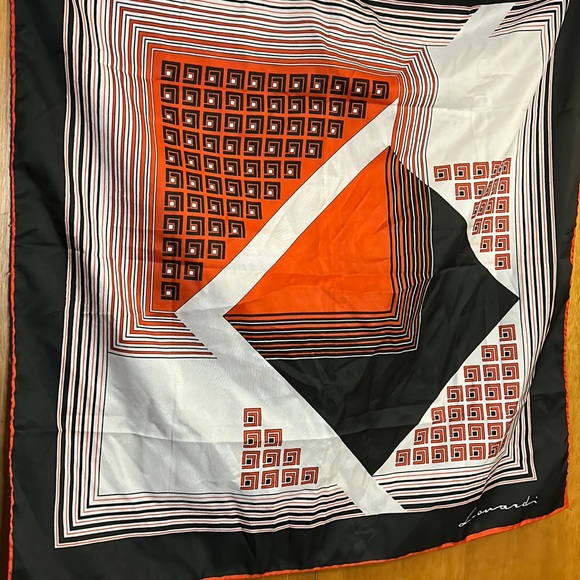 Leonardi | Accessories | Leonardi Vintage Red Scarf | Poshmark